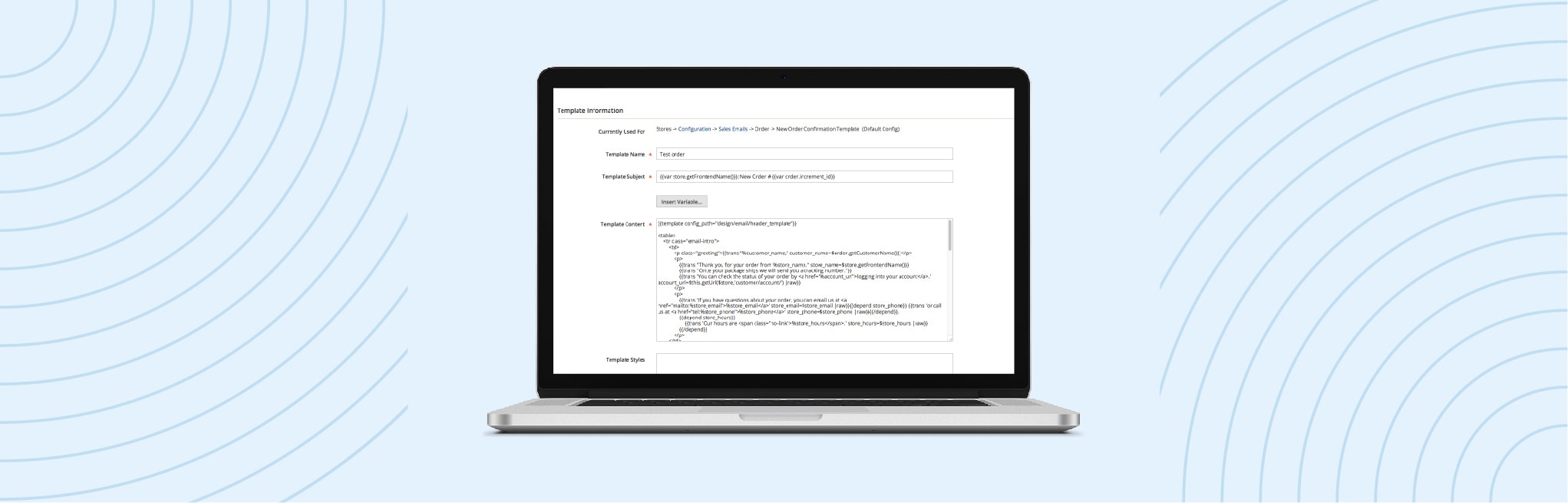 How To Add Variables For Magento 2 Templates Aureate Labs