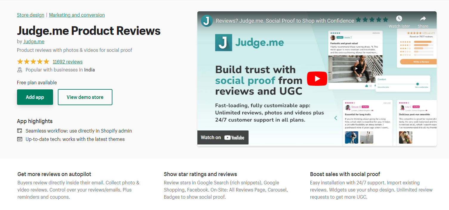 Top 10 Shopify Product Reviews Apps for your Online Store