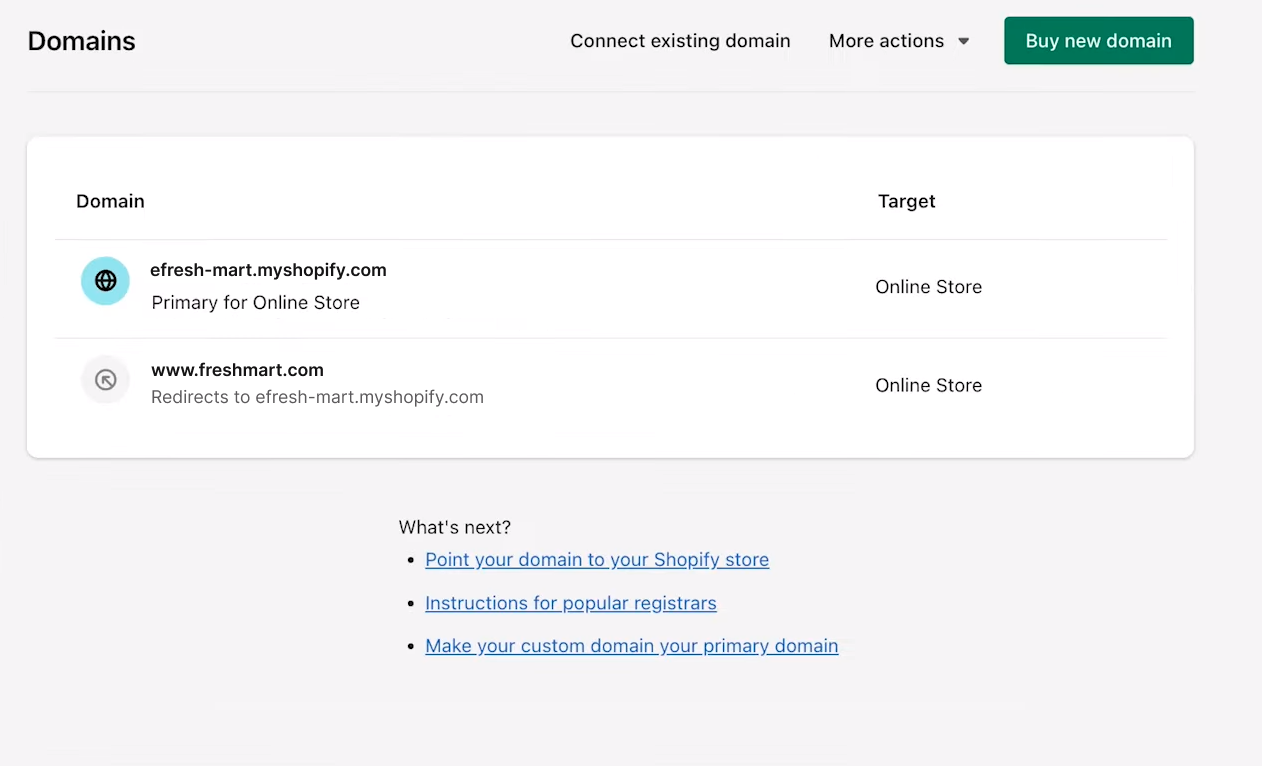 How to Change Domain Name in Shopify