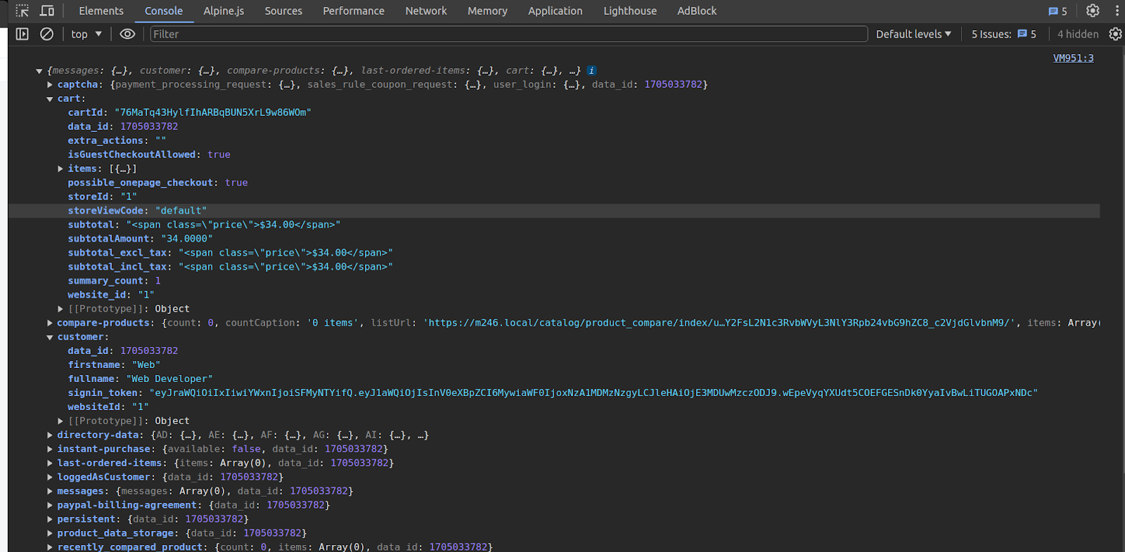 How to Use Private Section Data in Hyva Theme?