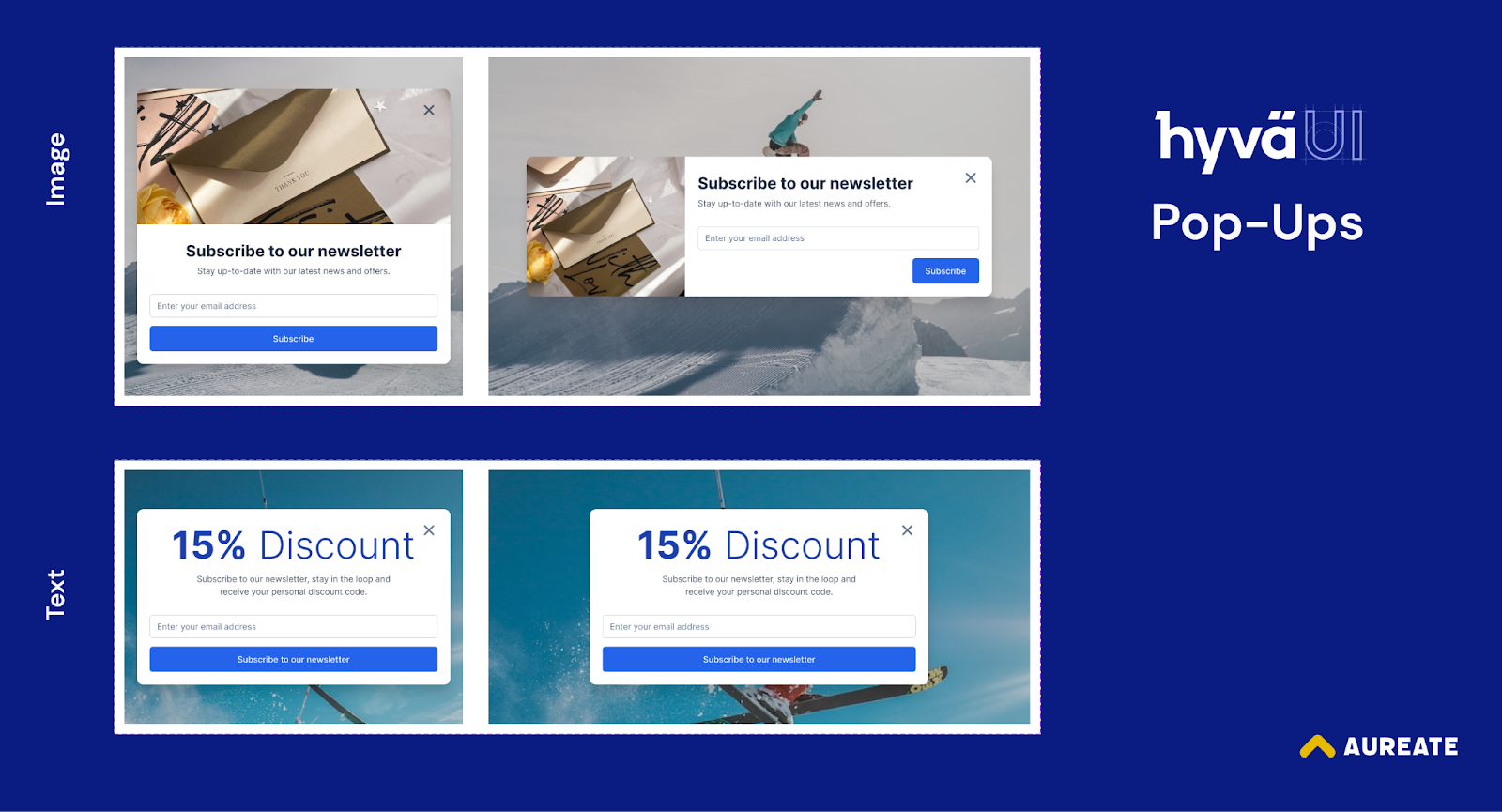 What attention grabber elements are available in Hyvä UI?